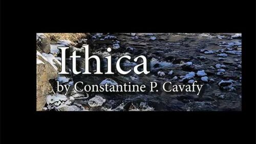 "Ithica" by CP Cavafy | DesignWise Studios
